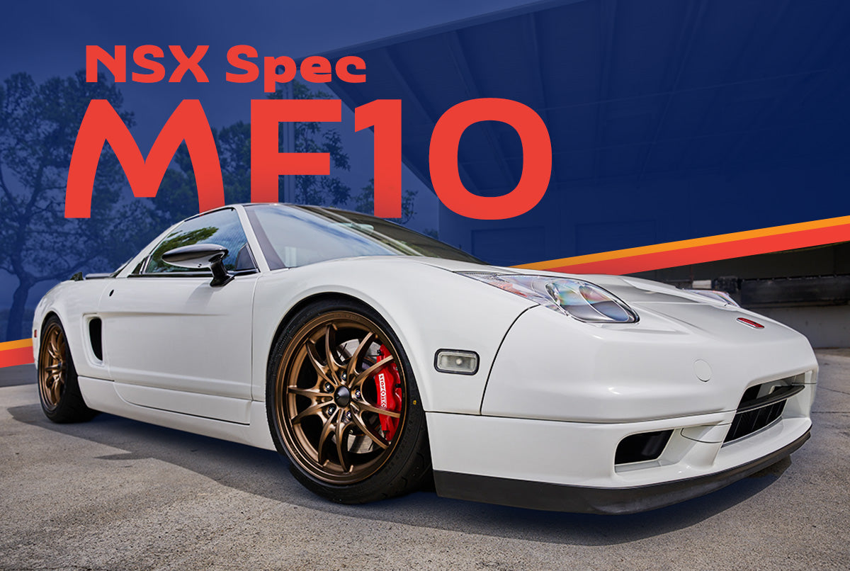 Mugen MF10 NSX NA1/NA2 Spec 17x8.5 +40 / 18x10.5 +45 – Jspec Wheels
