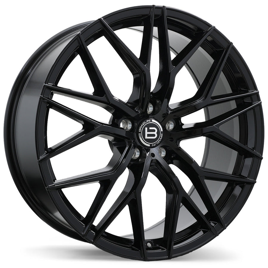 Braelin BR10 21x10 +35 5x120 67.1CB - Gloss Black – Jspec Wheels