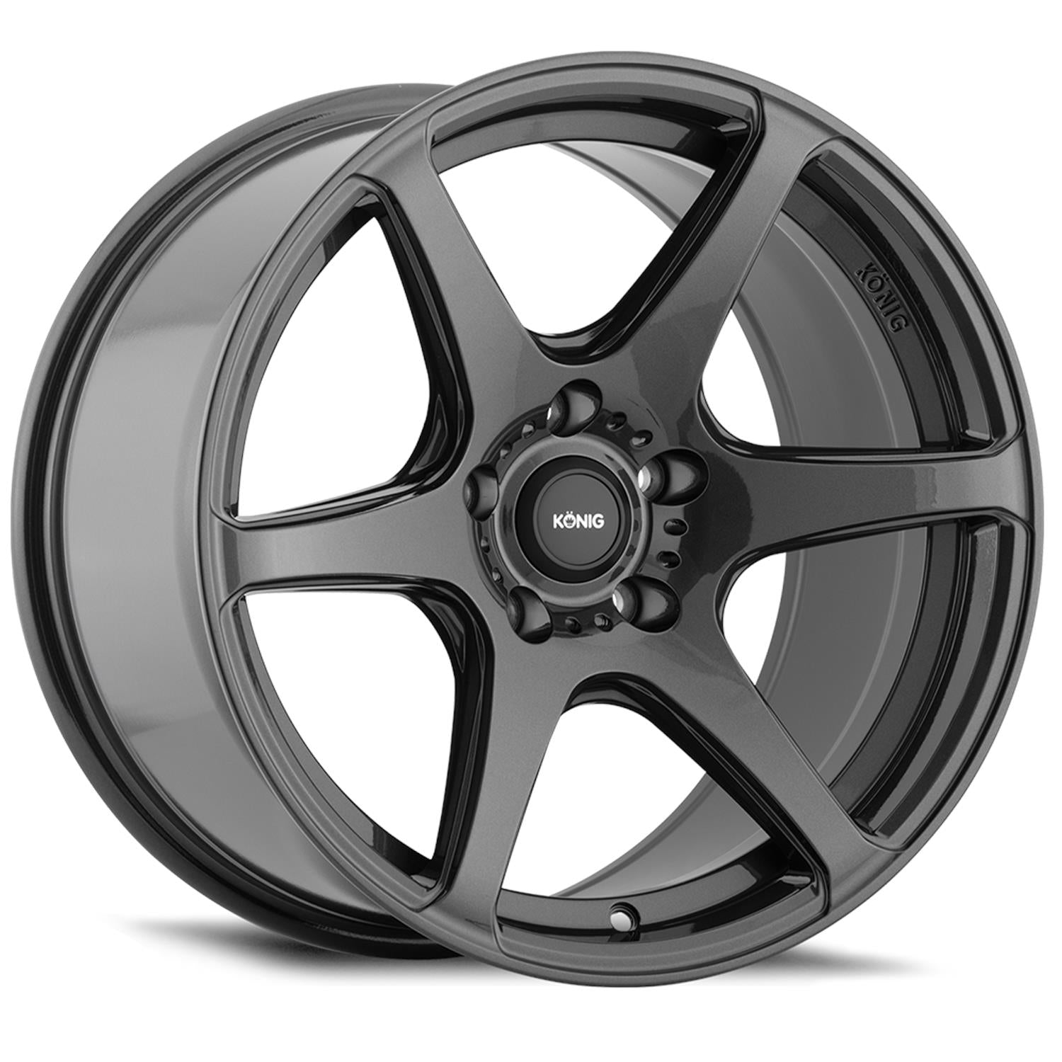 Konig Tandem 18x8 +45 5x114.3 73.1CB - Gloss Graphite – Jspec Wheels