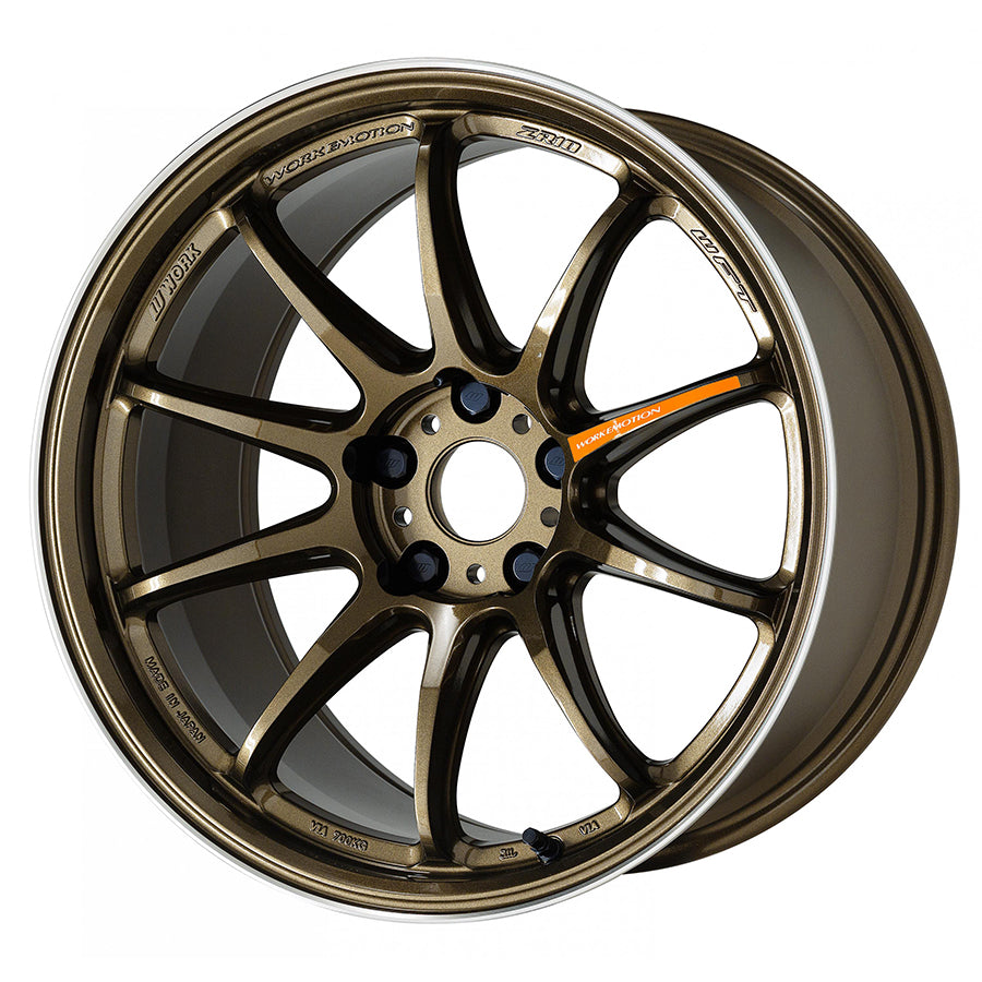 Work Emotion ZR10 18x9.5 +38 5x114.3 - HGLC Bronze – Jspec Wheels