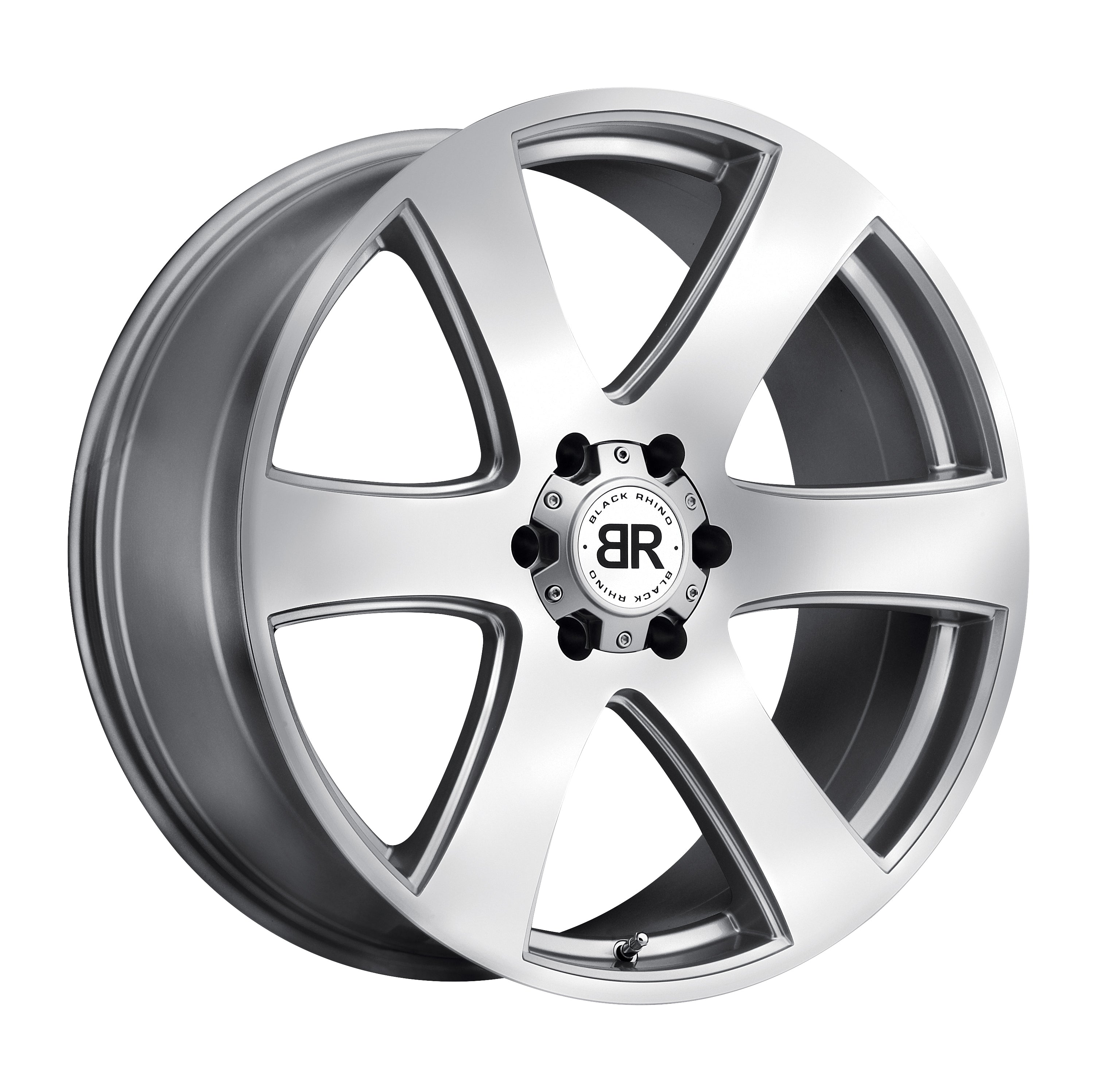 Black Rhino Haka Silver w/ Machine Face – Jspec Wheels