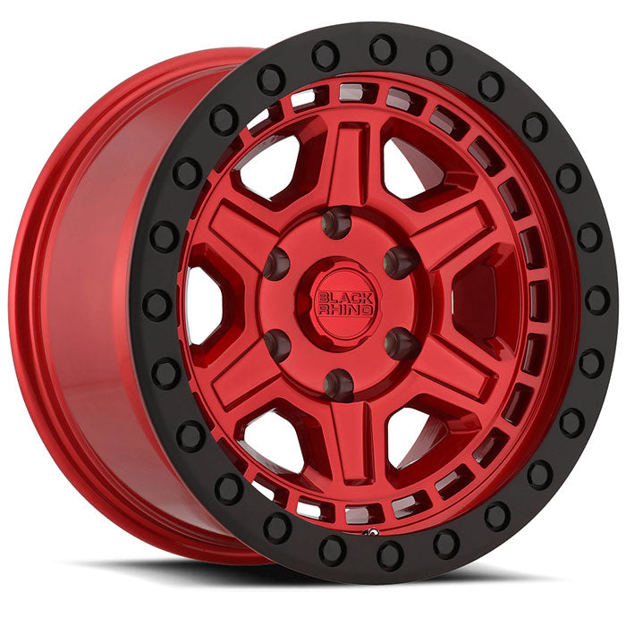 Black Rhino Reno Candy Red w/ Black Ring & Bolts – Jspec Wheels