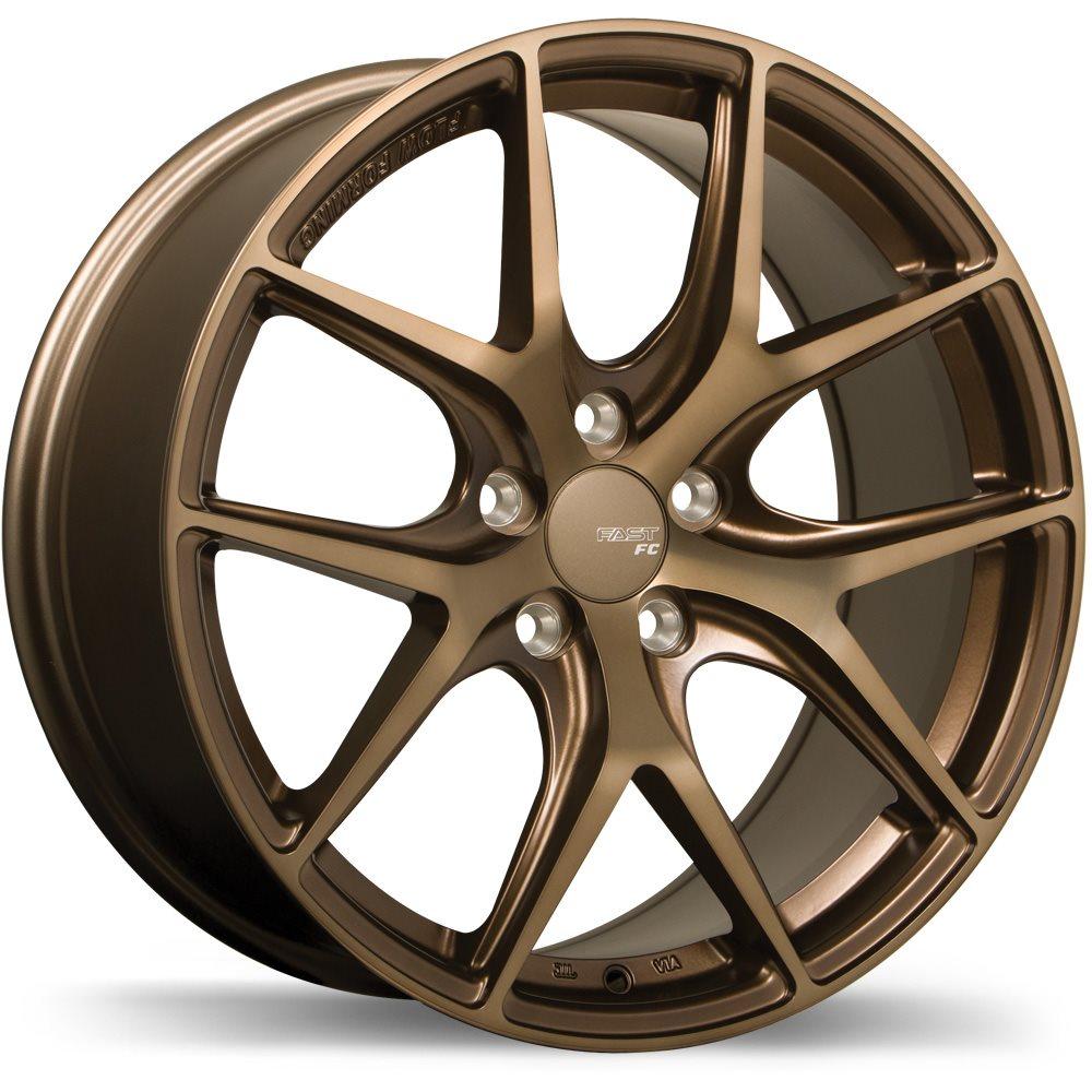 Fast FC04 18x8 +40 5x120 72.6CB - Matte Bronze – Jspec Wheels