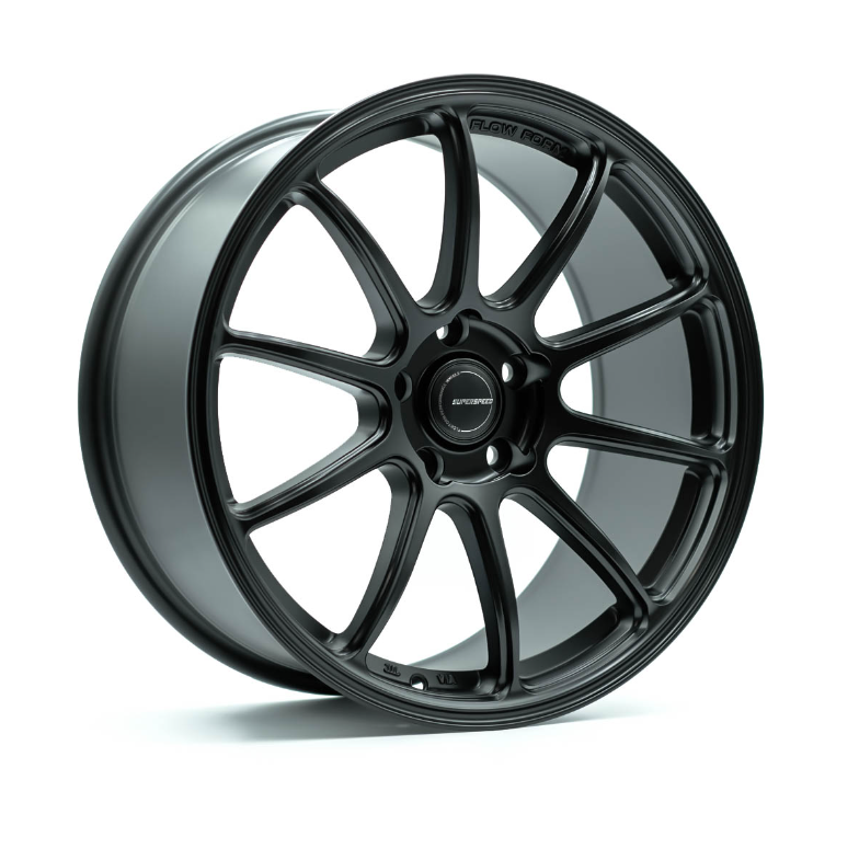 SuperSpeed RF03RR 18x9.5 +42 5x100 73.1CB Face 1 - Matte Black – Jspec ...