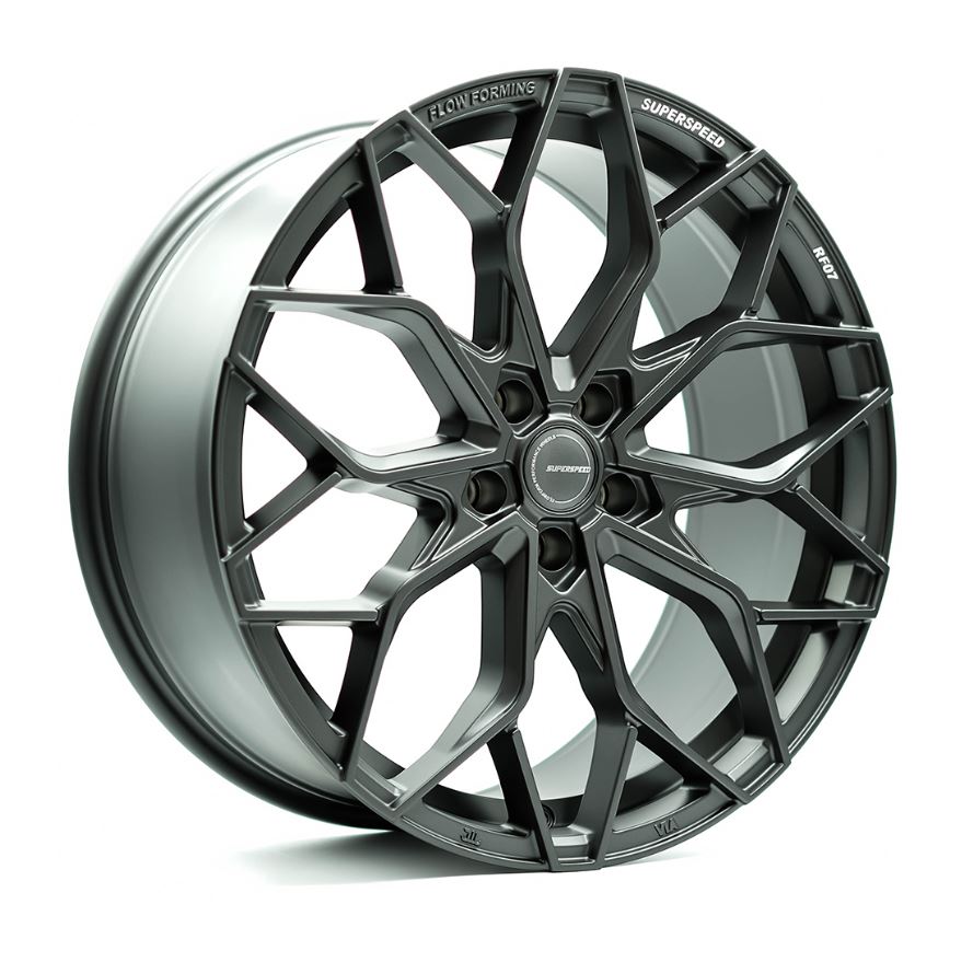 Superspeed RF07 20x11 +55 5x130 71.5CB Face 2 - Matte Gunmetal – Jspec ...